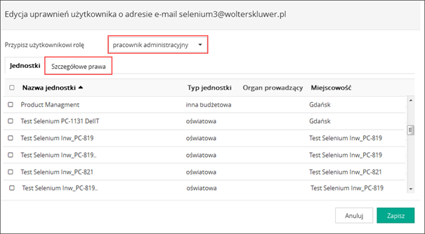 Logowanie i nadawanie uprawnień w programie Progman Cloud Majątek ...